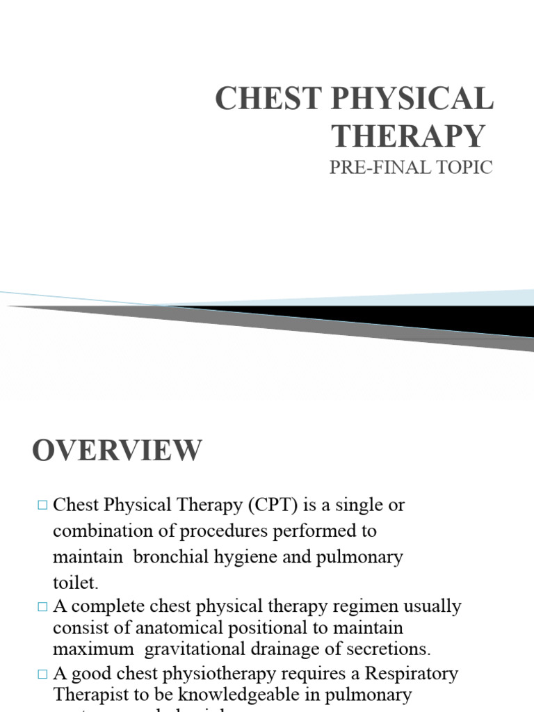 Chest Physiotherapy | PDF | Science & Mathematics