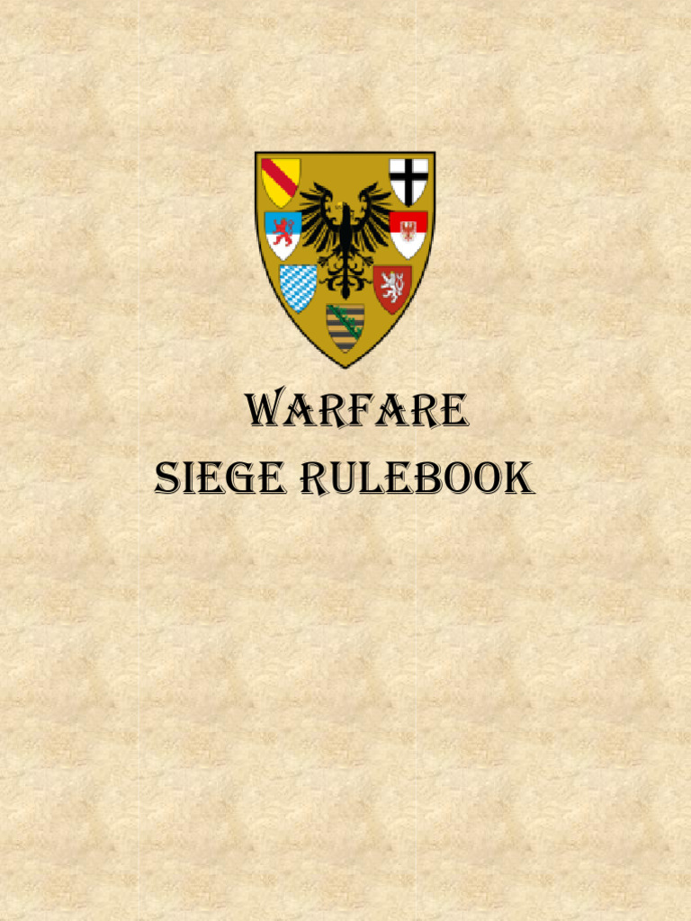 Warfare Rules 1 | PDF