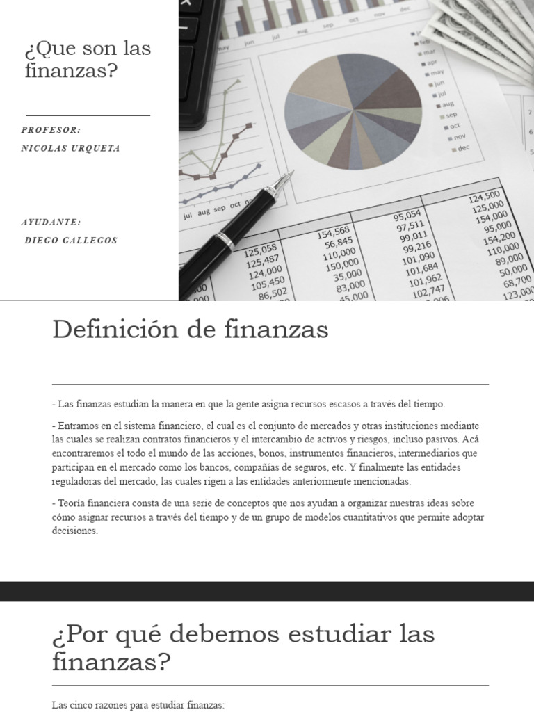 Que Son Las Finanzas | PDF | Economias | Sector privado