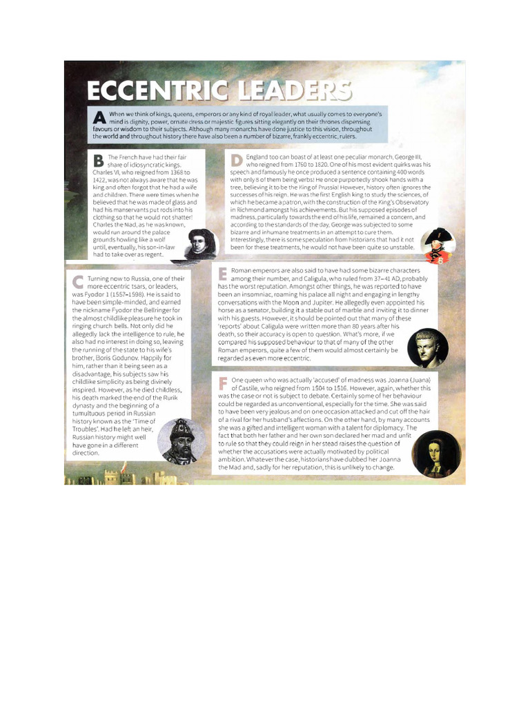 Eccentric Leaders | PDF