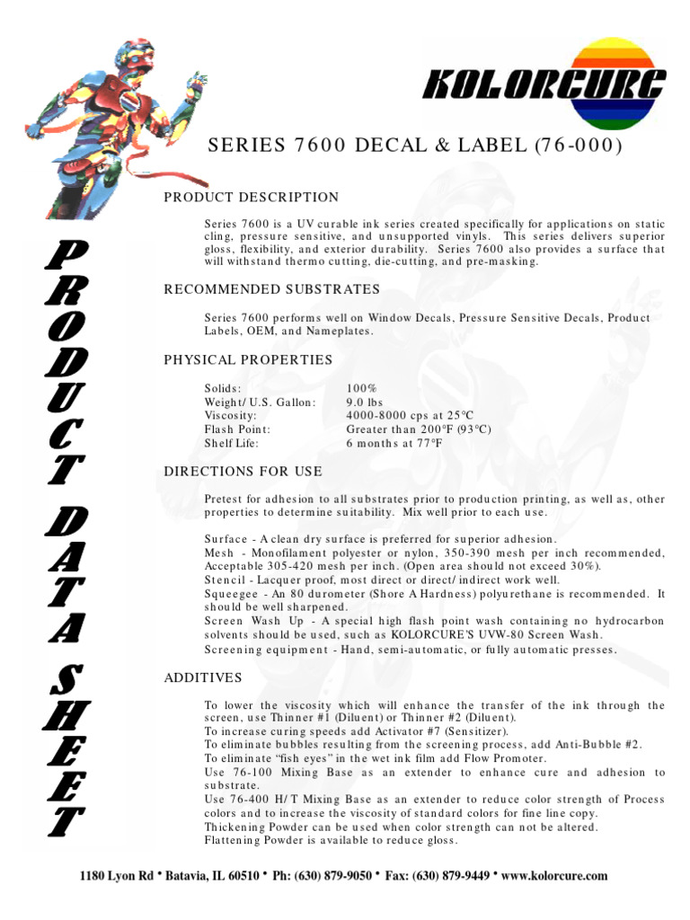 TDS 7600 | PDF