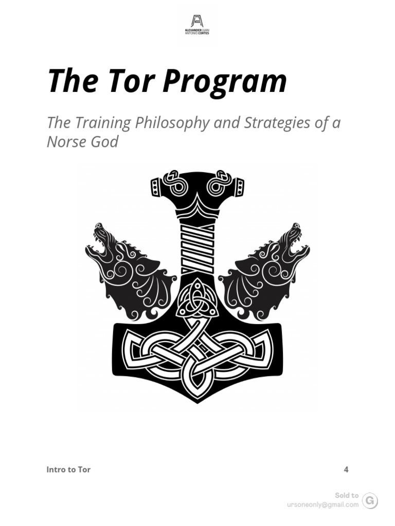 The TOR Program 2021 | PDF | Weight Training | Muscle Hypertrophy