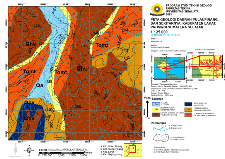 PETA GEO LAHAT BNR' Fixx | PDF