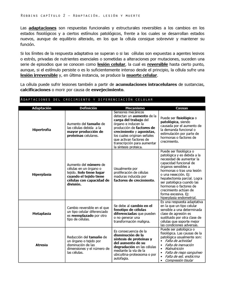Robbins Capitulo 2 | PDF