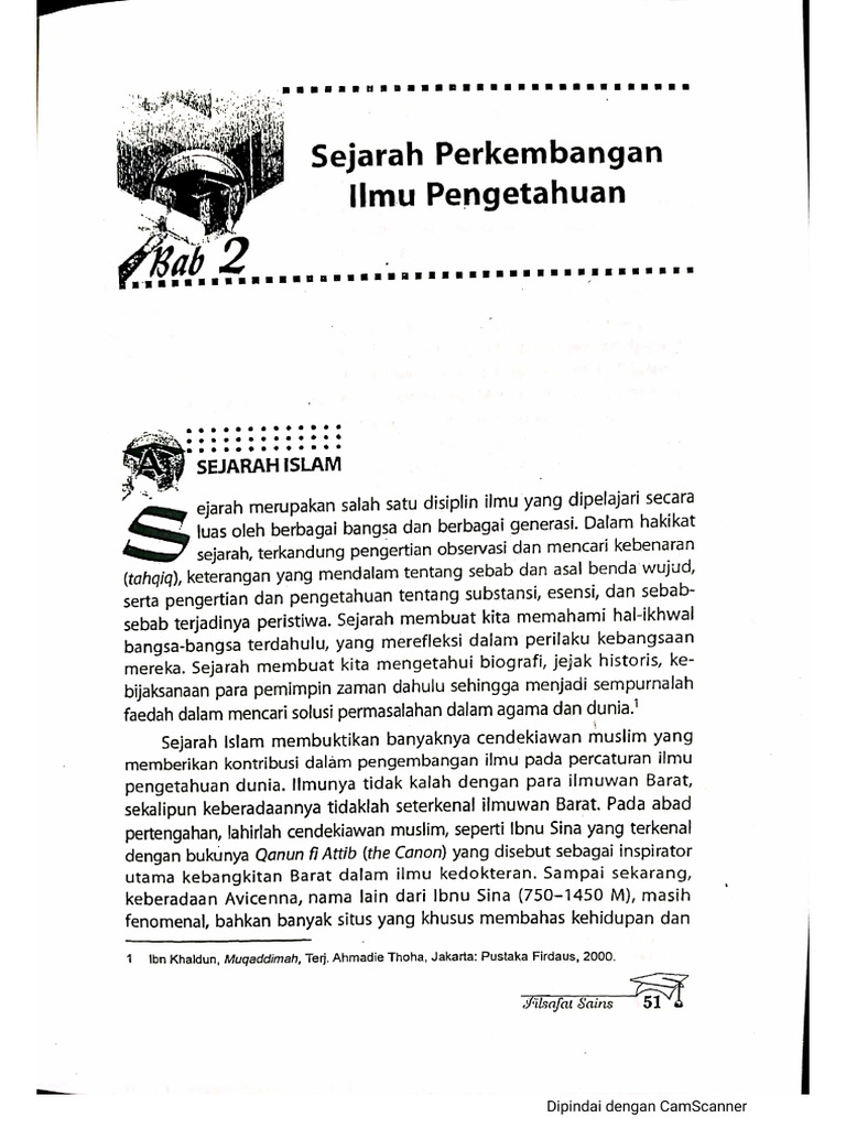 Filsafat Sains Sejarah Islam | PDF