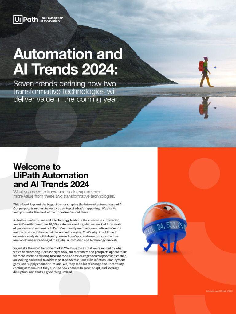 Uipath Automation And Ai Trends 2024 Pdf Artificial Intelligence