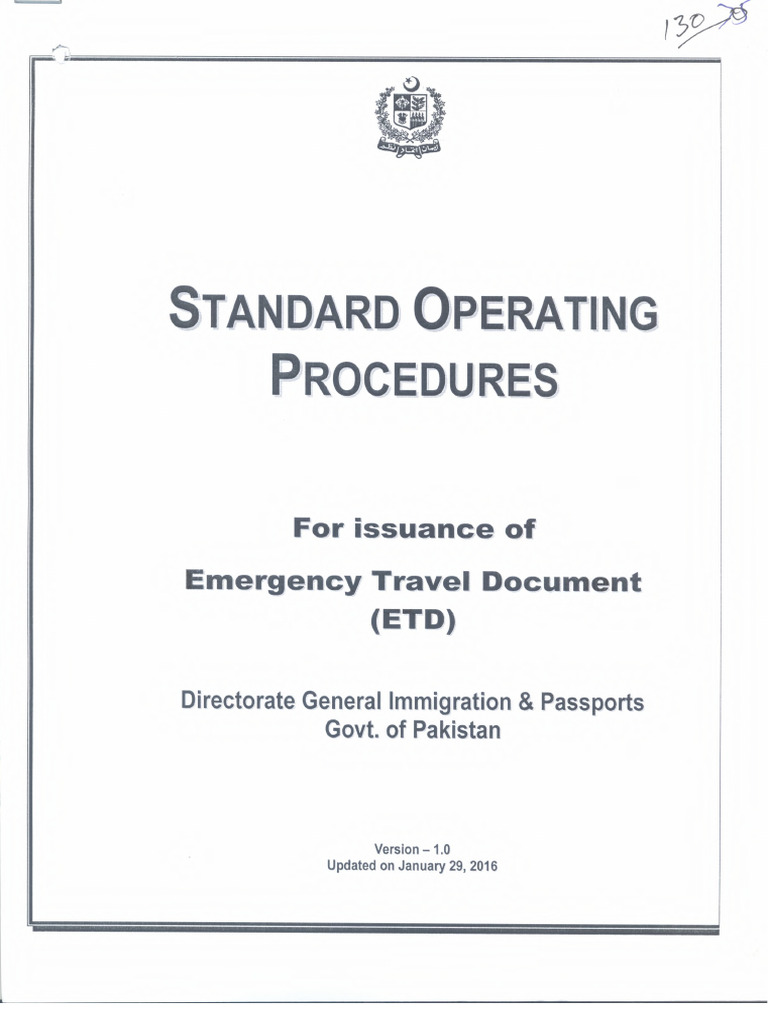 Sop Etd | PDF