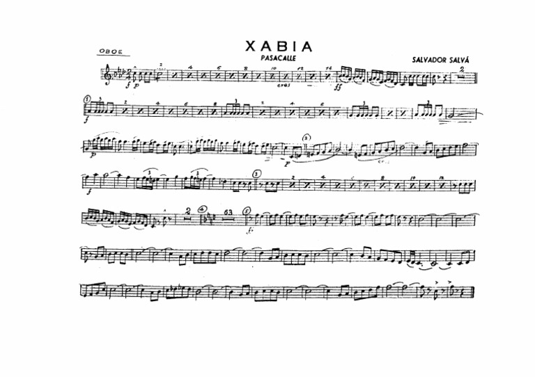 Oboe - Xabia | PDF