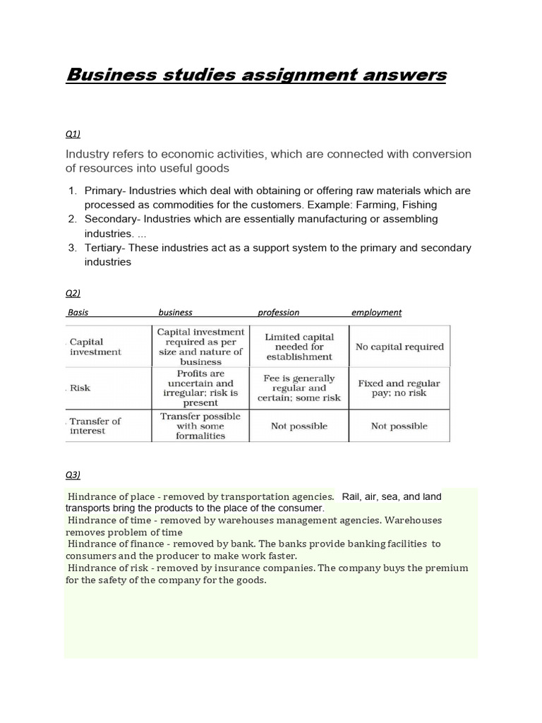 Business Studies | PDF