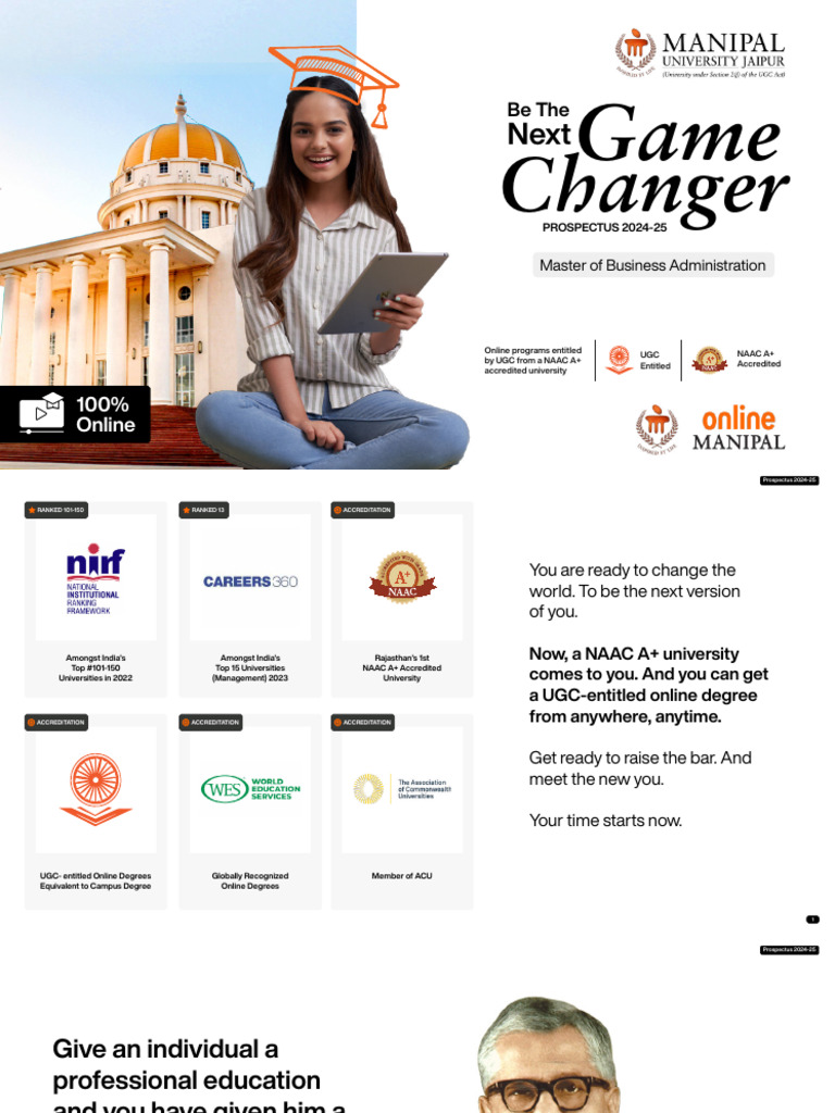 MUJ New MBA 2024 JAN Brochure | PDF | Enterprise Resource Planning | Educational Technology