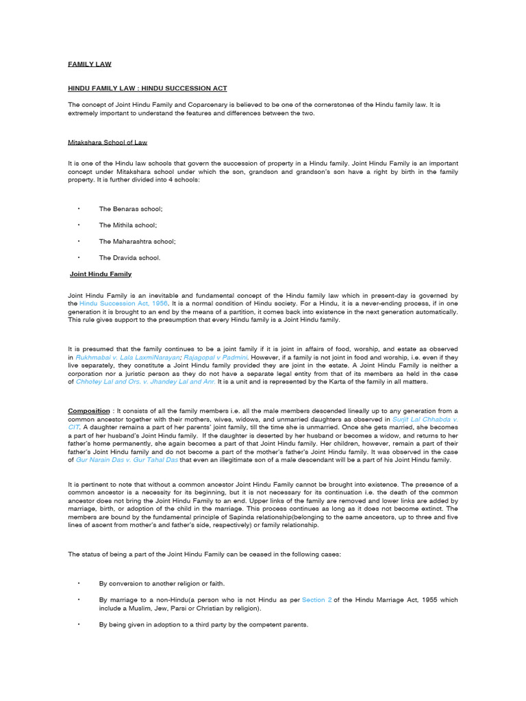 Family LAW - MATERIAL | PDF | Concurrent Estate | Lawsuit