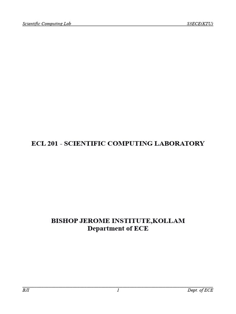 Scientific Computing Lab | Download Free PDF | Control Flow | Python (Programming Language)