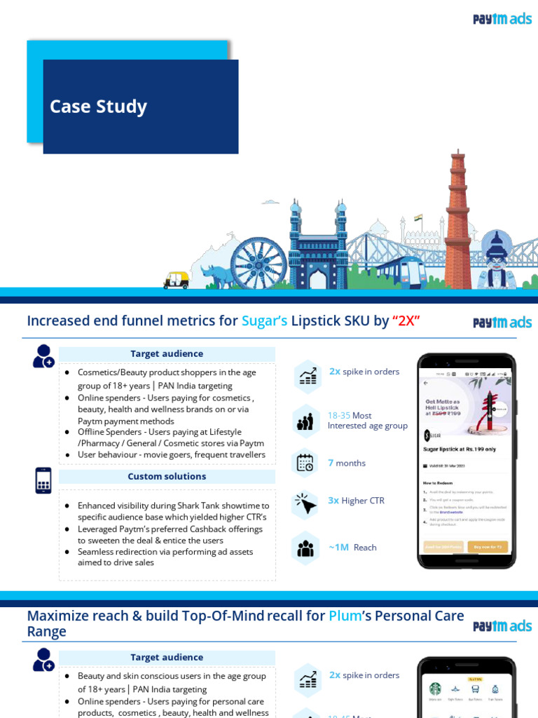Skincare and Personal Care Case Studies | PDF