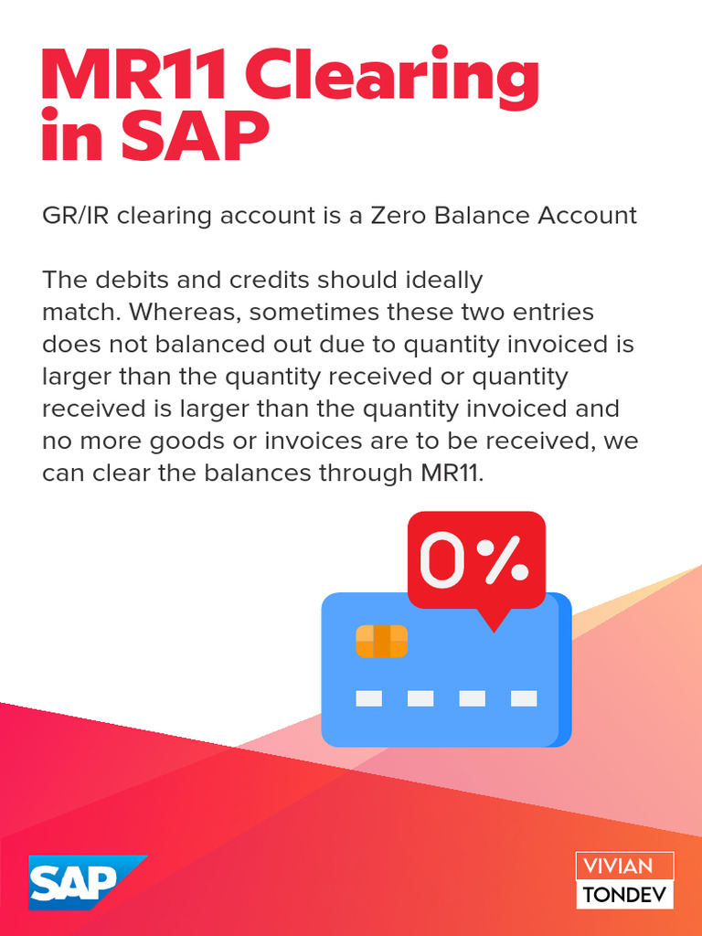 MR11 Clearing in SAP 1670721542 | PDF