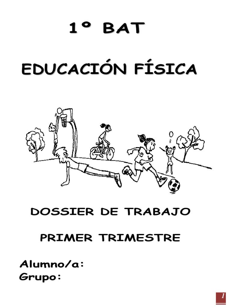 Dossier 1Âº BAT 1r Trimestre | PDF | Flexibilidad (anatomía) | Músculo ...
