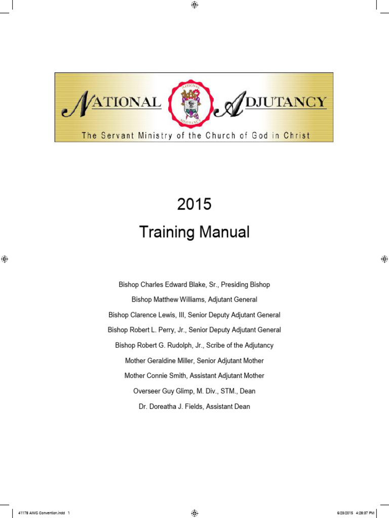 SNAC 2015 Training Manual | PDF