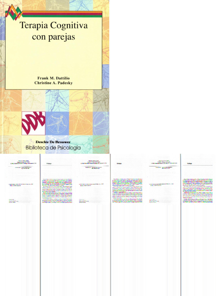 Dattilio Amp Padesky Terapia Cognitiva Con Parejas PDF - Compress | PDF