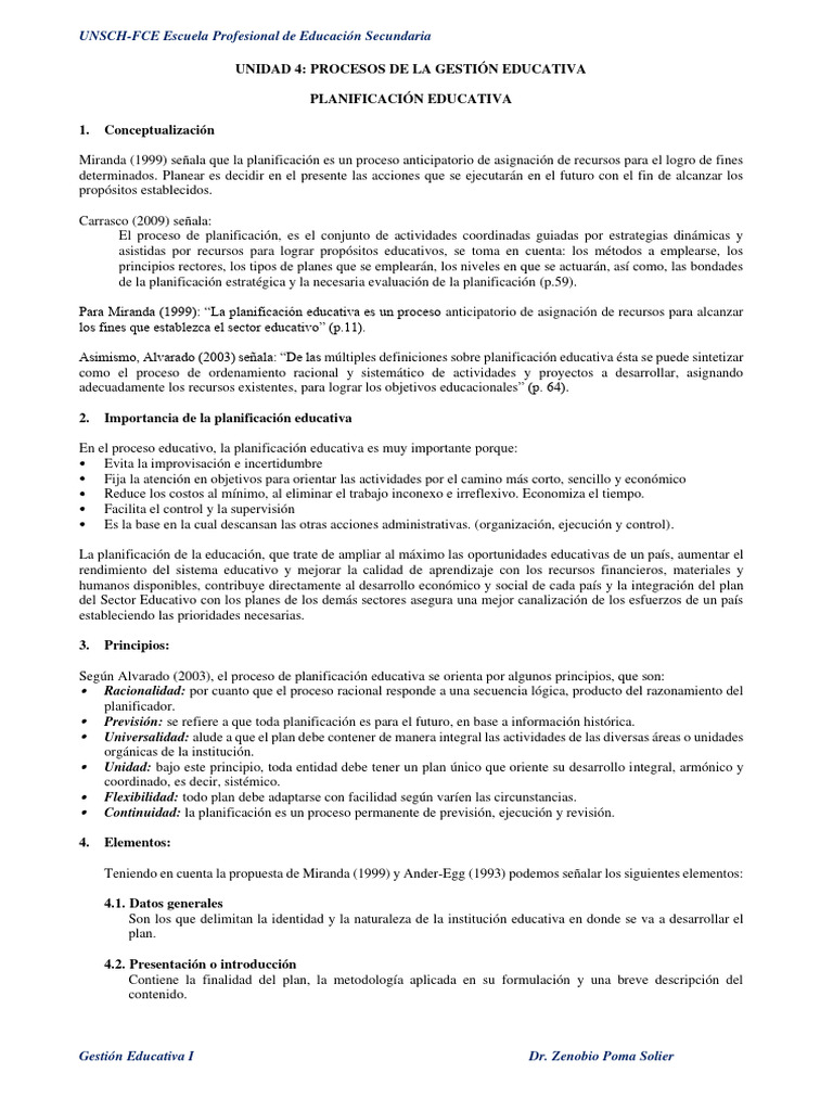 Unidad 4-Semana 7A | PDF | Planificación | Presupuesto