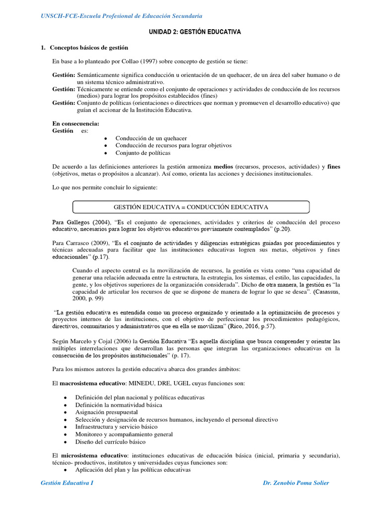 Unidad 2-Semana 3 | PDF | Planificación | Institución