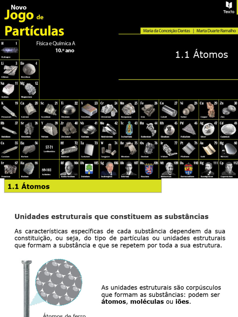 Estrutura e Propriedades dos Átomos | PDF | Ciências e Matemática
