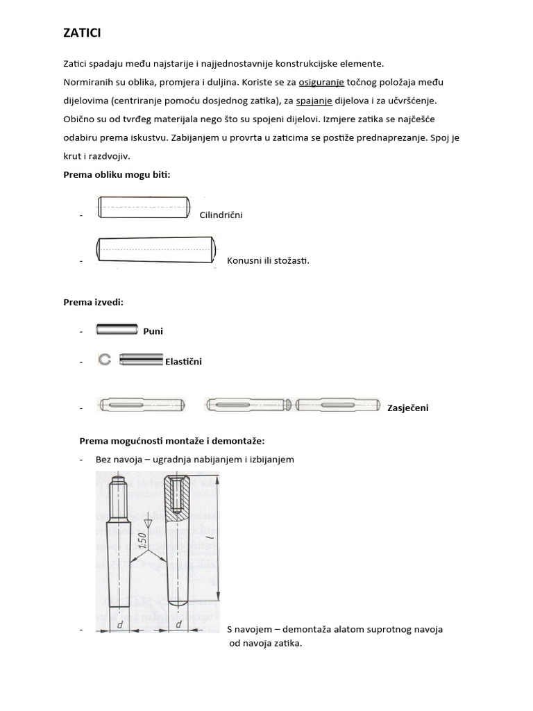 Zatici I Svornjaci - Ja-22. Sat | PDF