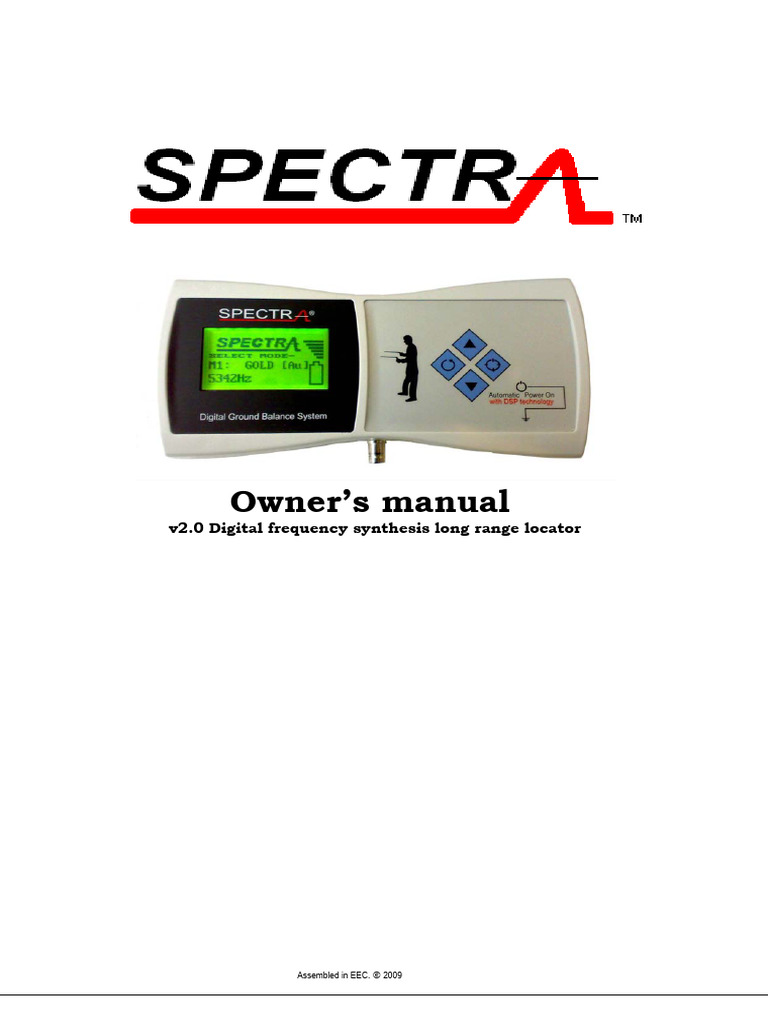 Spectra Long Range Locator Manual | PDF | Technology & Engineering