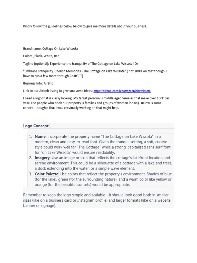 Kindly follow the guidelines below below to give me more details about ...