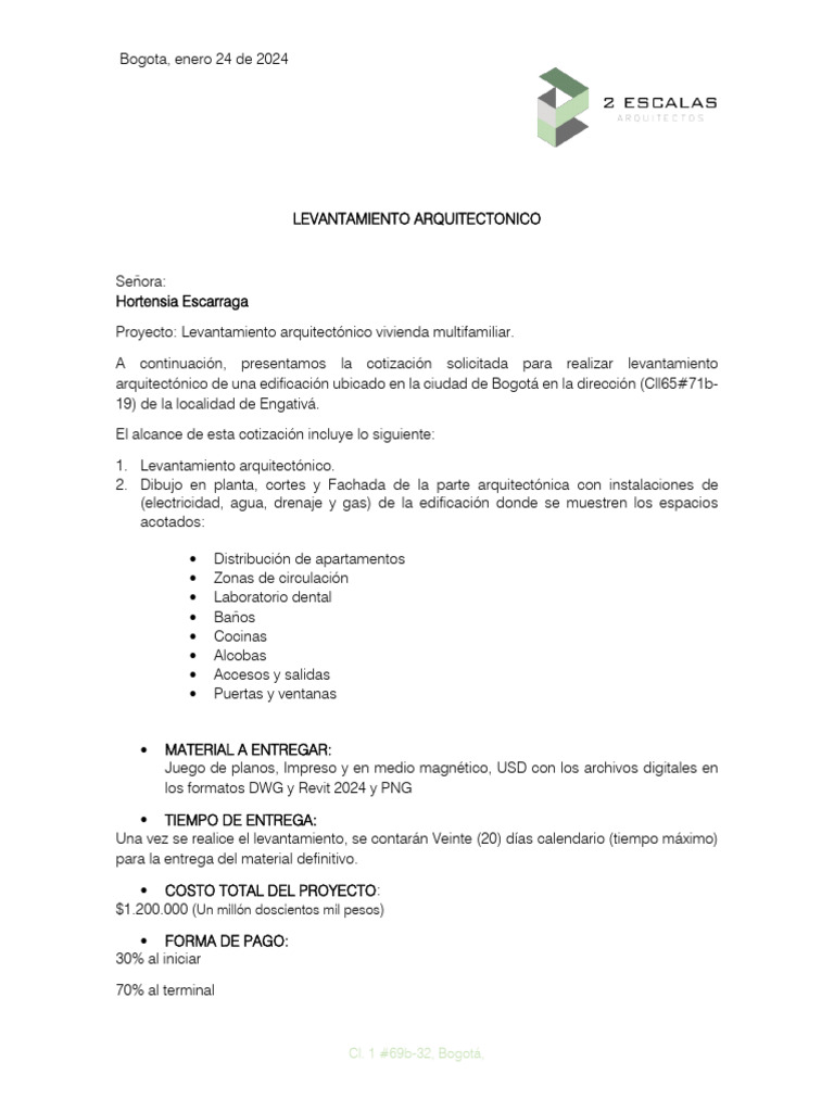 Levantamiento Arquitectonico | PDF