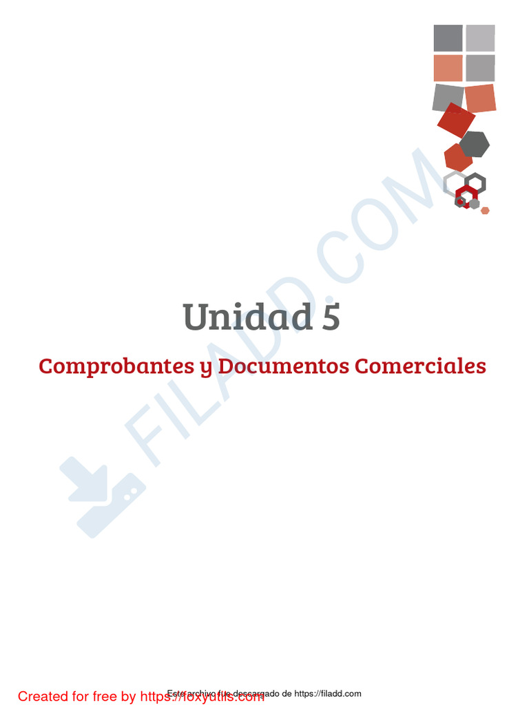 5 Comprobantes y Documentos Comerciales | PDF | Contabilidad | Factura