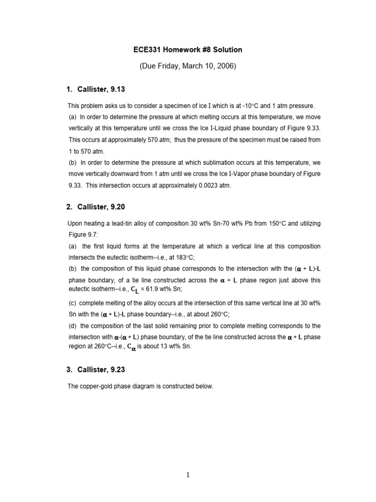 ECE331 Wi06 Hw8 Sol (Assignment 4) | PDF | Magnetism | Atomic Orbital