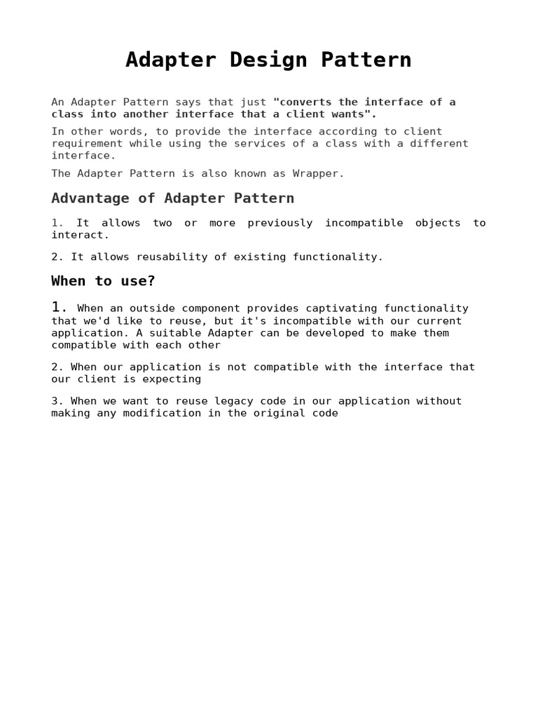 Adapter Pdf Interface Computing Software Industry