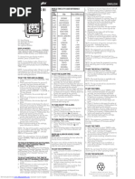 Fossil Watch Instructions - English | PDF | Watch | Timer