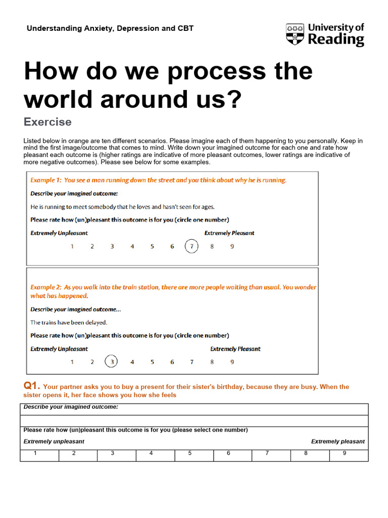 How We Process The World Around Us | PDF | Psychology | Psychological ...