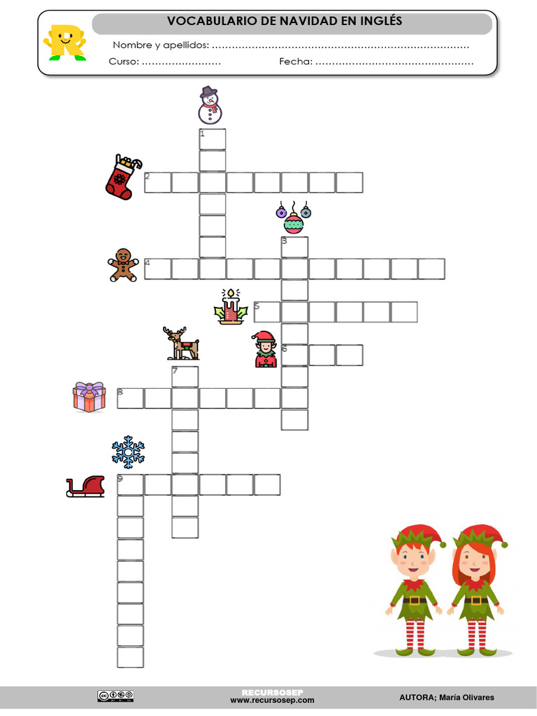 Vocabulario Navideño en Inglés | PDF | Estudios de idiomas extranjeros ...