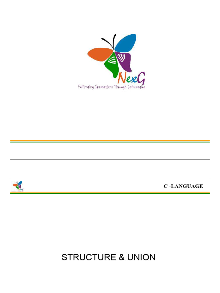 Structure & Union | PDF Structure & Union | PDF