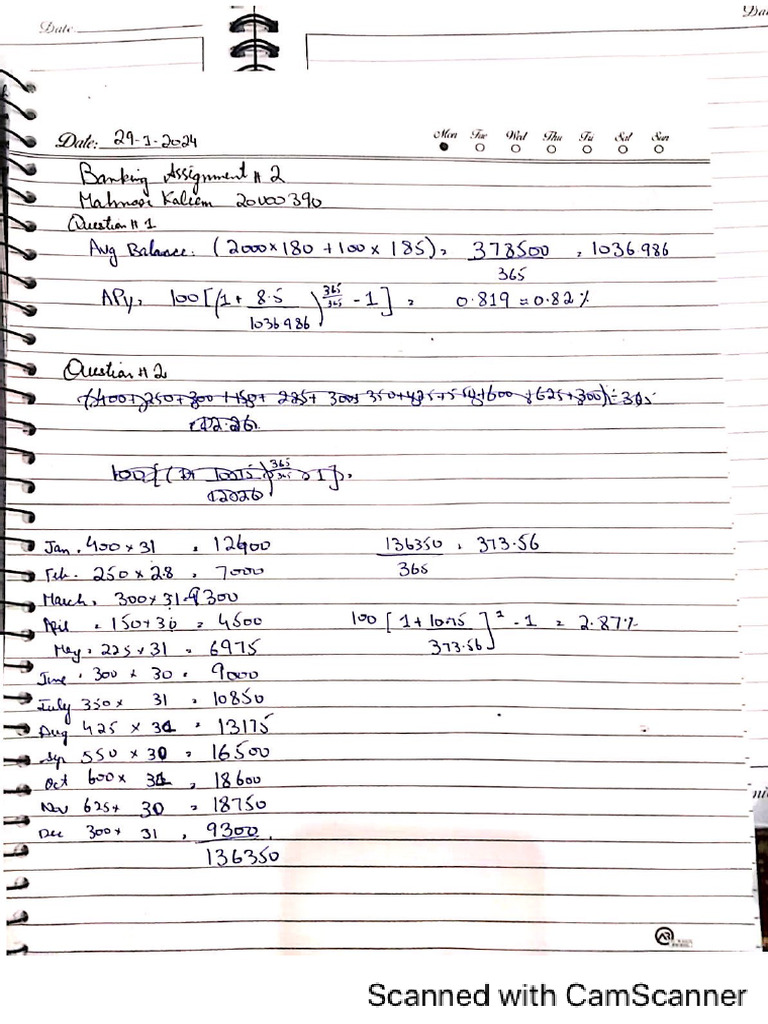 Banking Assignment 2 | PDF