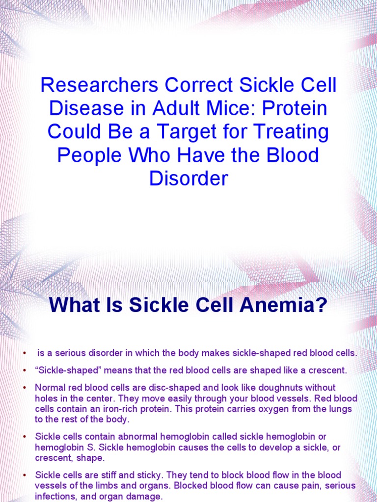 Sickle Cell Disease | PDF | Sickle Cell Disease | Hemoglobin