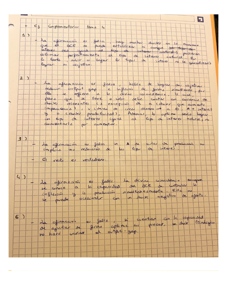 Ejercicios Complementarios Tema 4 | PDF