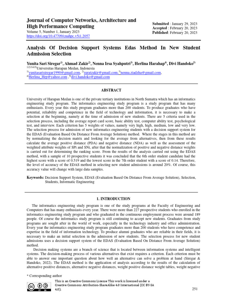 Analysis of Decision Support Systems Edas Method I | PDF | Decision Support System | Decision Making