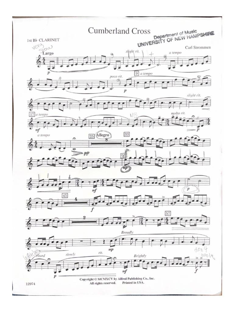 Cumberland Cross - Carl Strommen | PDF