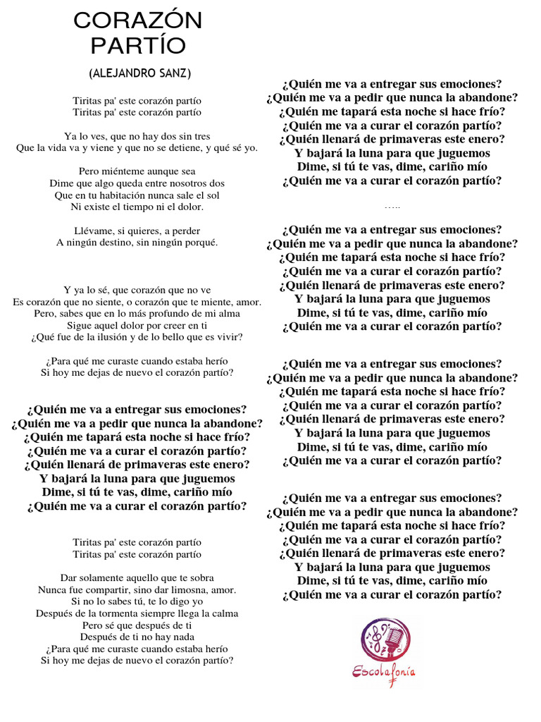 Corazón Partío | PDF