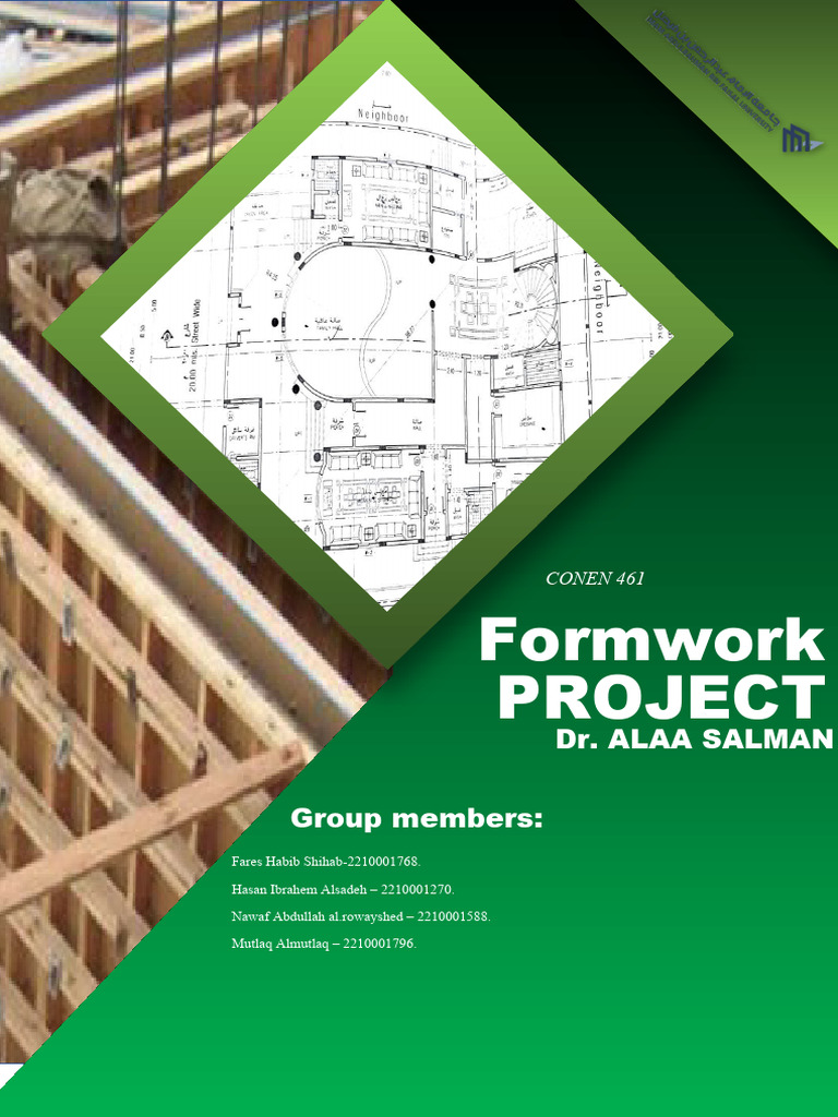 Formwork Project (Fares Habib Shihab) | PDF | Building | Structural Engineering