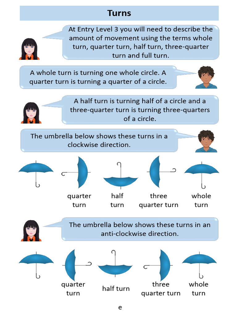 Turns | PDF | Language Arts & Discipline