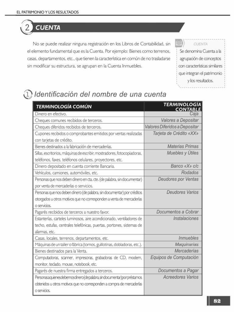 La Cuenta Contable | PDF