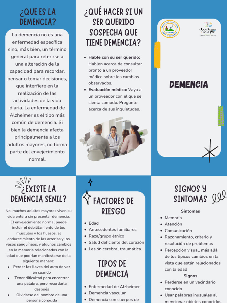 Demencia Pdf Demencia Enfermedad De Alzheimer