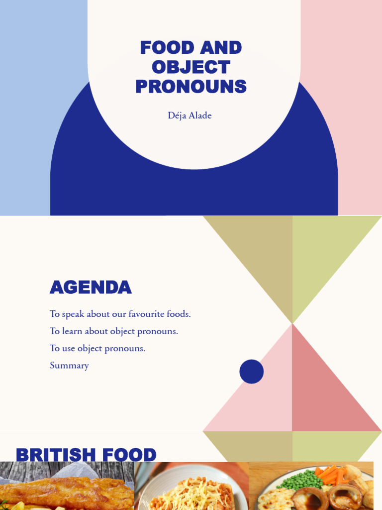 Food and Object Pronouns 1 | PDF