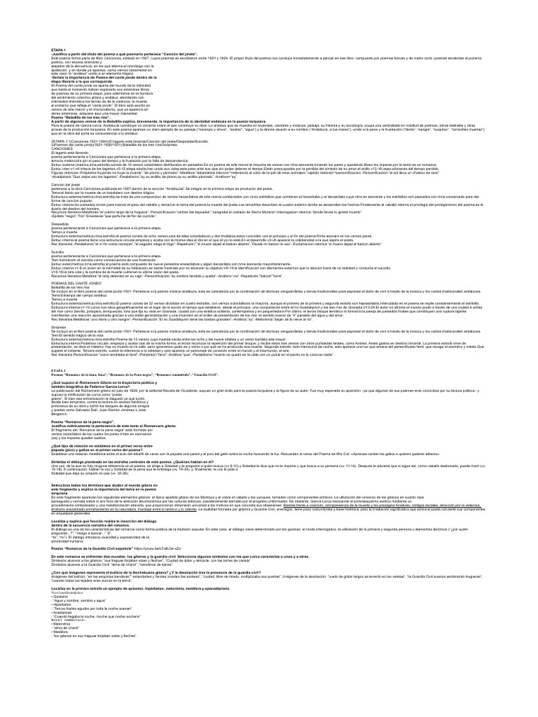 Noname | PDF | Federico García Lorca | Metro (poesía)