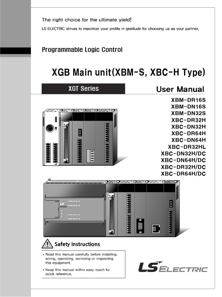 XBM-DR16S T12 Manual V2.2 202307 EN | PDF | Programmable Logic Controller | Input/Output