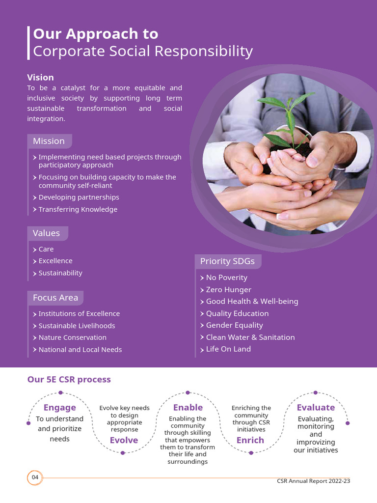 UPL CSR Annual Report 2022-23 | PDF | Career & Growth