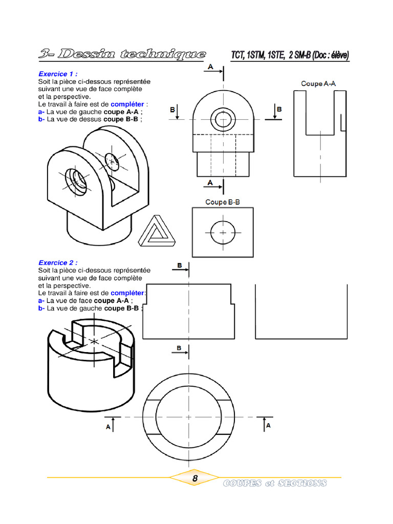 SI Exercices de Coupes | PDF